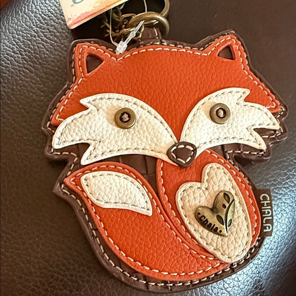 Chala | Accessories | Chala Fox Bag Charm In Orange And White | Poshmark